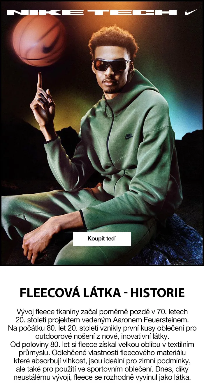 Nike Tech Fleece | Sport Vision – Prodej sportovní obuvi a oblečení